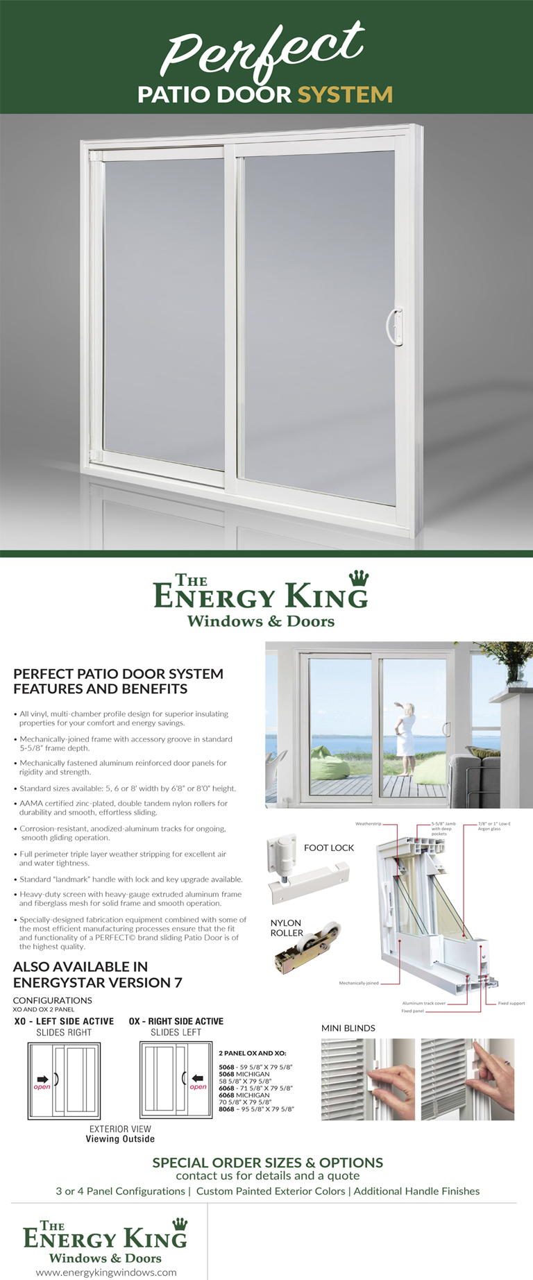 SLIDING PATIO DOORS