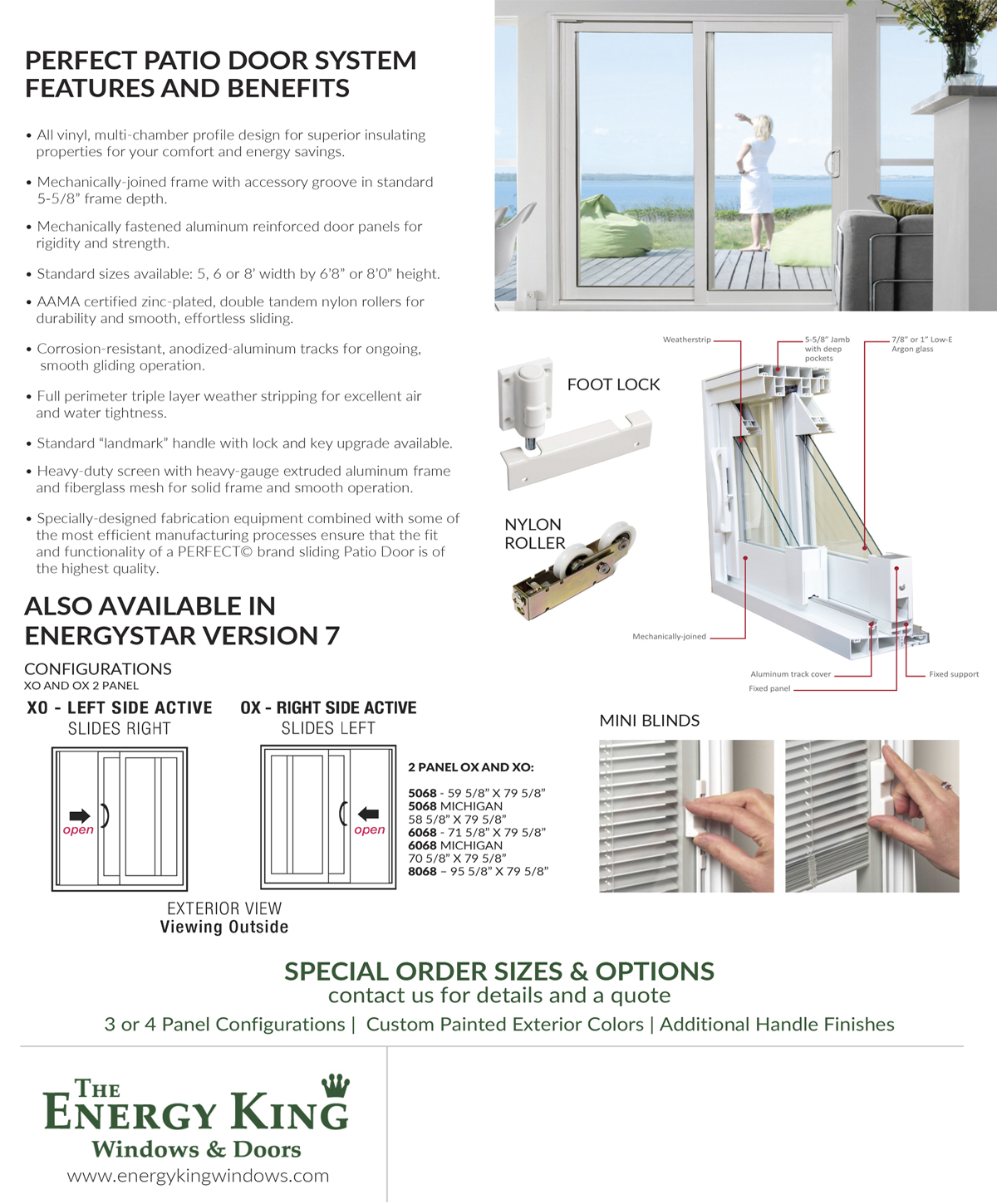 SLIDING PATIO DOORS